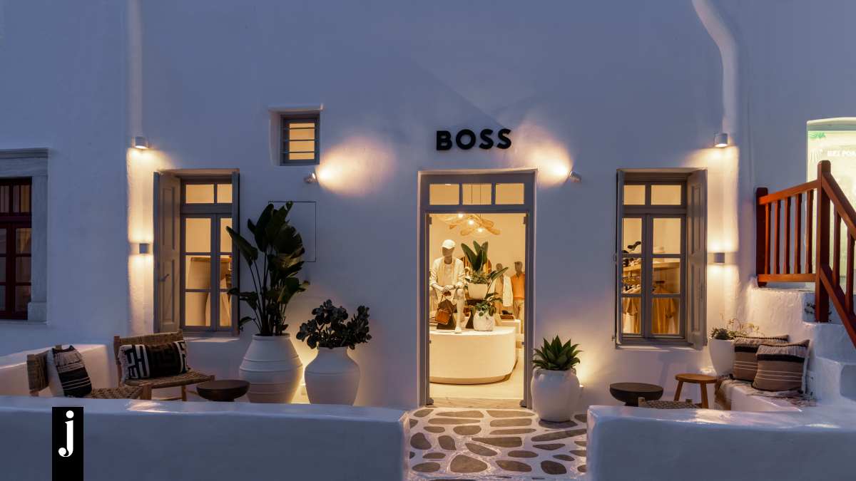 Η BOSS αντανακλά το πνεύμα της Μυκόνου στο νέο pop-up κατάστημά της ...