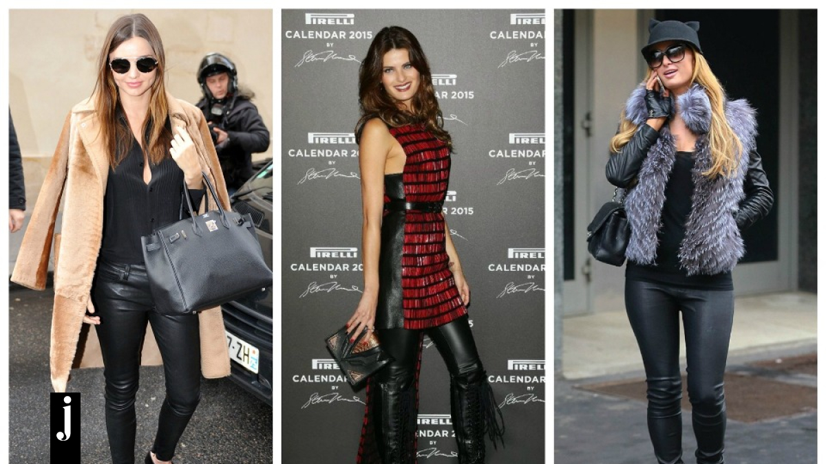 Celebrity leather pants: 9 look που σίγουρα θα σας βολέψουν | Jenny.gr